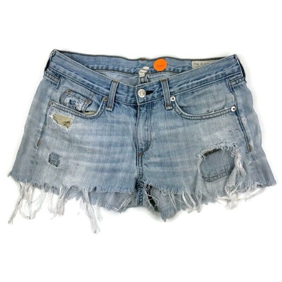 rag & bone | Shorts | Rag Bone Extra Distressed Denim Shorts 24 ...